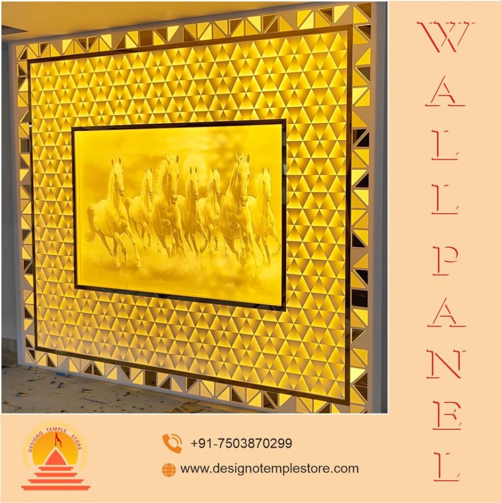 3D Horse Corian Wall Panel - Designo Temple Store