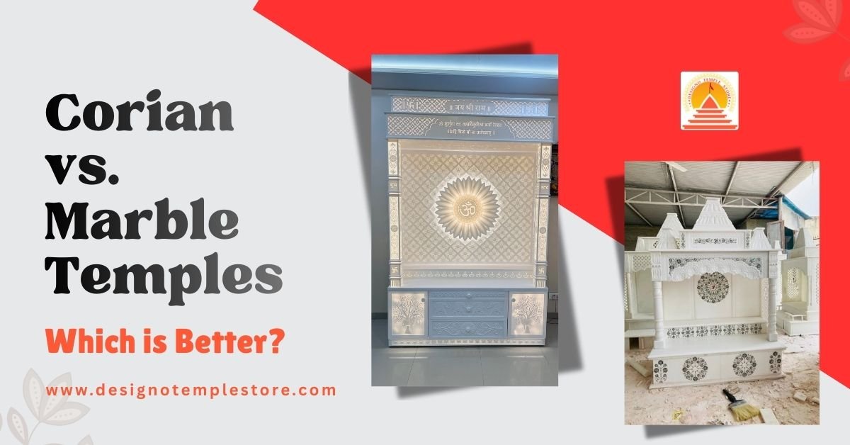 Corian vs Marble Mandir: Which Is Better for Home & Office? | Designo ...